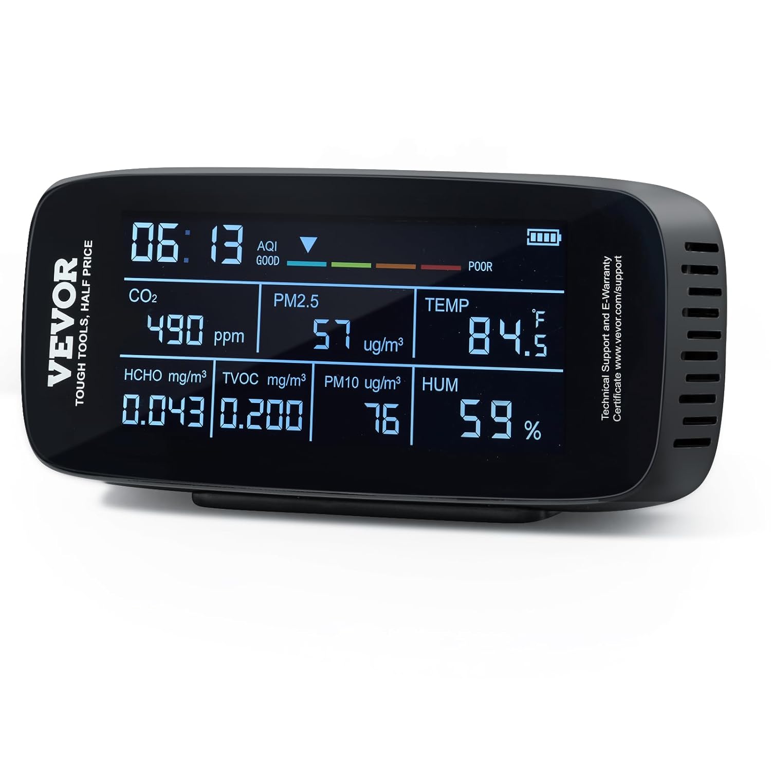 VEVOR 9-in-1 Air Quality Monitor - Stay Aware! – GearMustHave