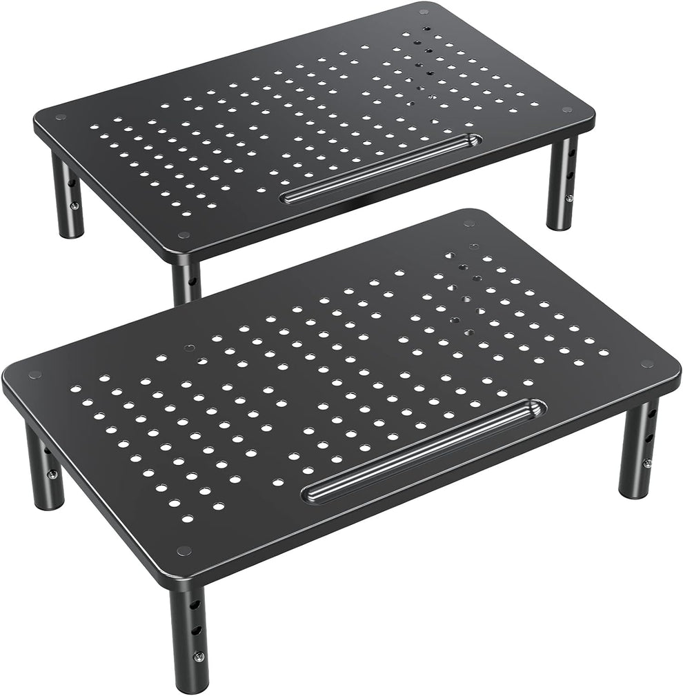 Adjustable Mesh Monitor Stand - Organize Your Desk with ELIVED ...