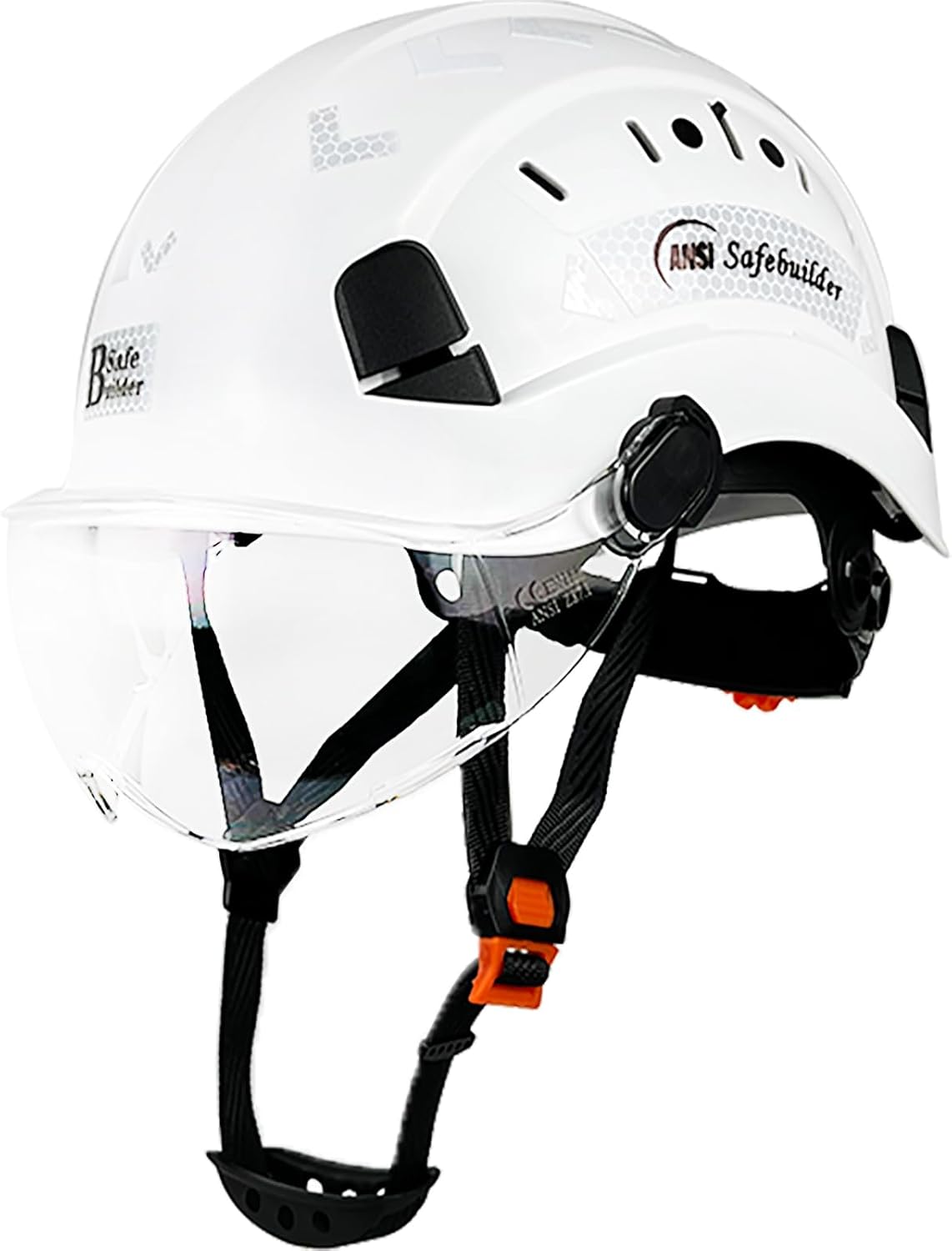 SAFEBUILDER Hard Hat with Visor: Certified Protection – GearMustHave