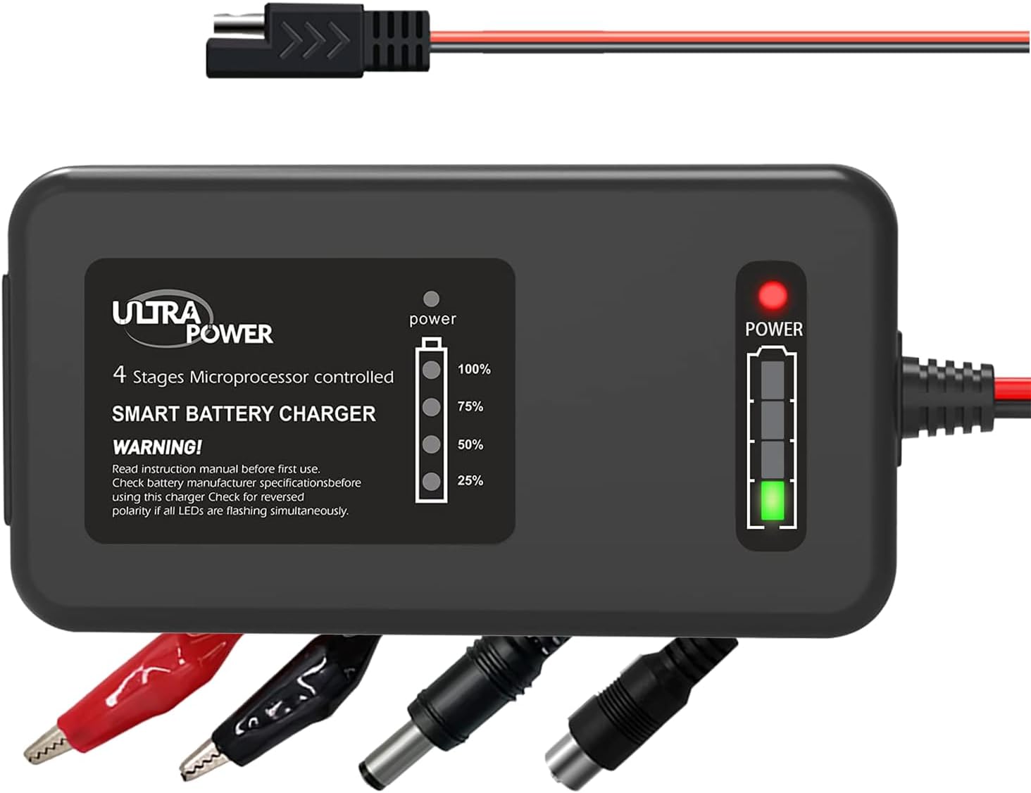 ULTRA POWER Smart 4-Amp Battery Charger – GearMustHave