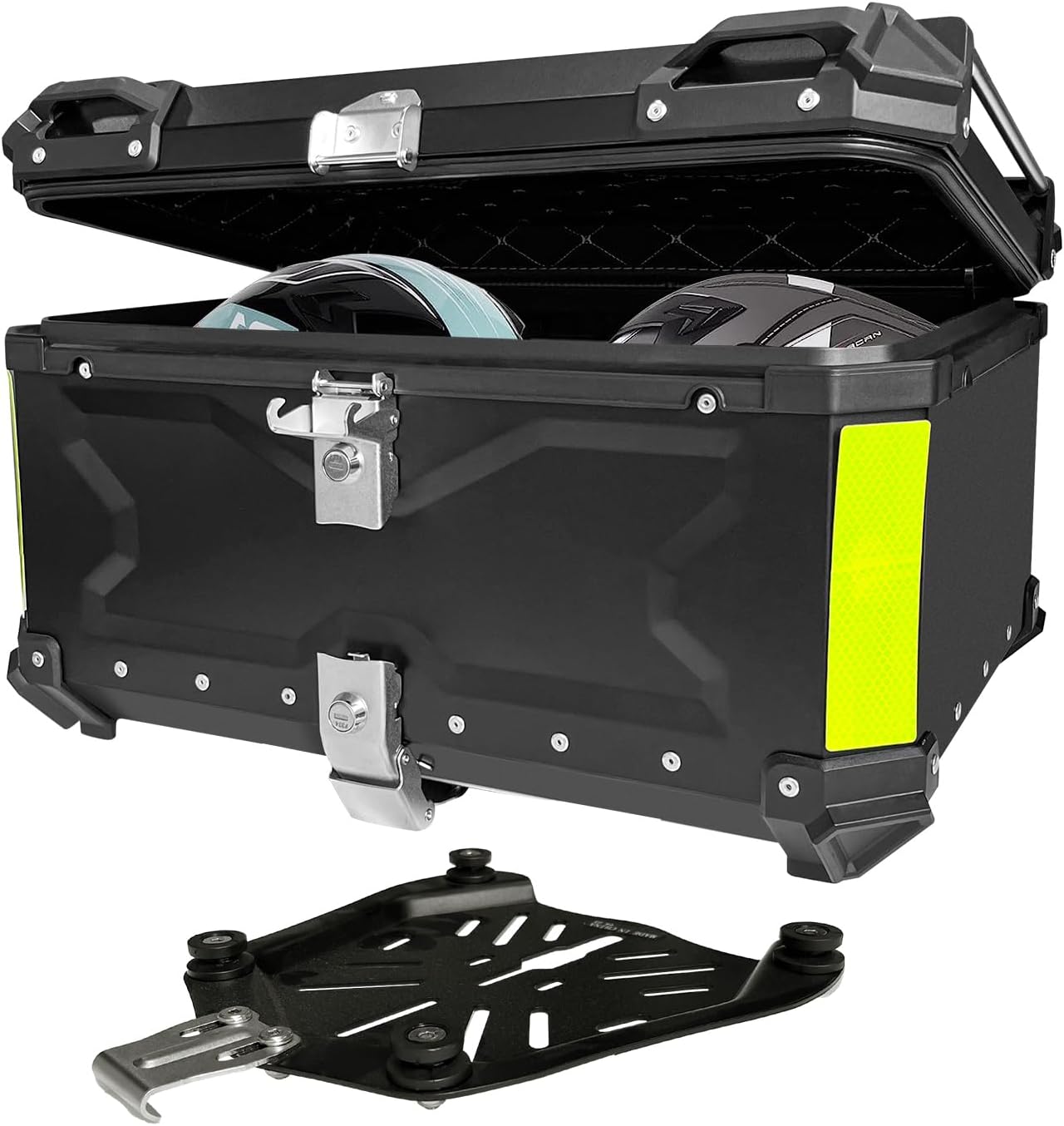 65L Aluminum Motorcycle Top Case | Waterproof & Secure – GearMustHave