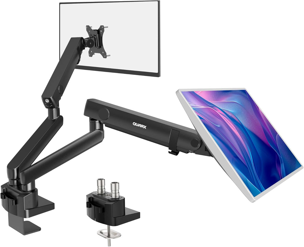QUARX Dual Monitor Mount: Ultrawide Convenience – GearMustHave