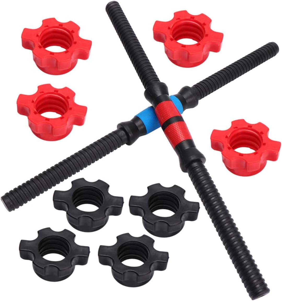 1 Inch Weight Plate Handles Adjustable Threaded Dumbbell Handles With ...