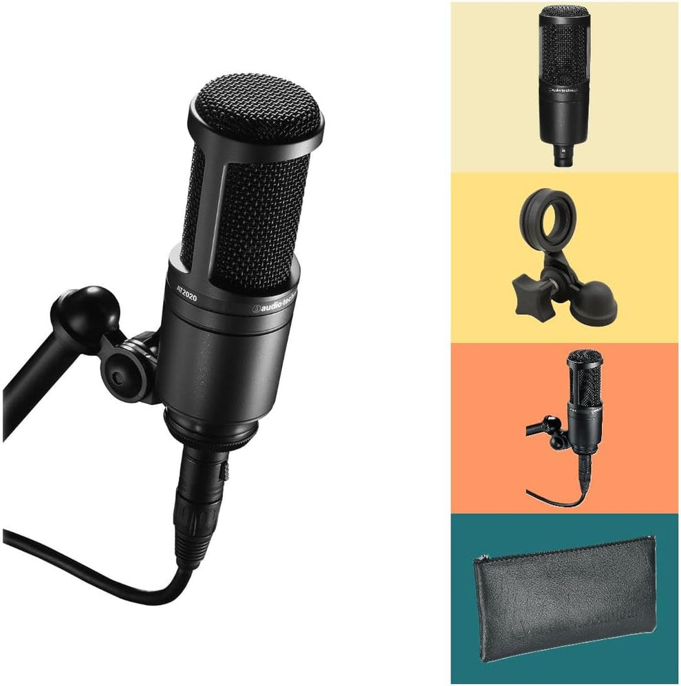 Pro-grade Studio Mic Bundle: AT2020 + Pop Filter & XLR – GearMustHave