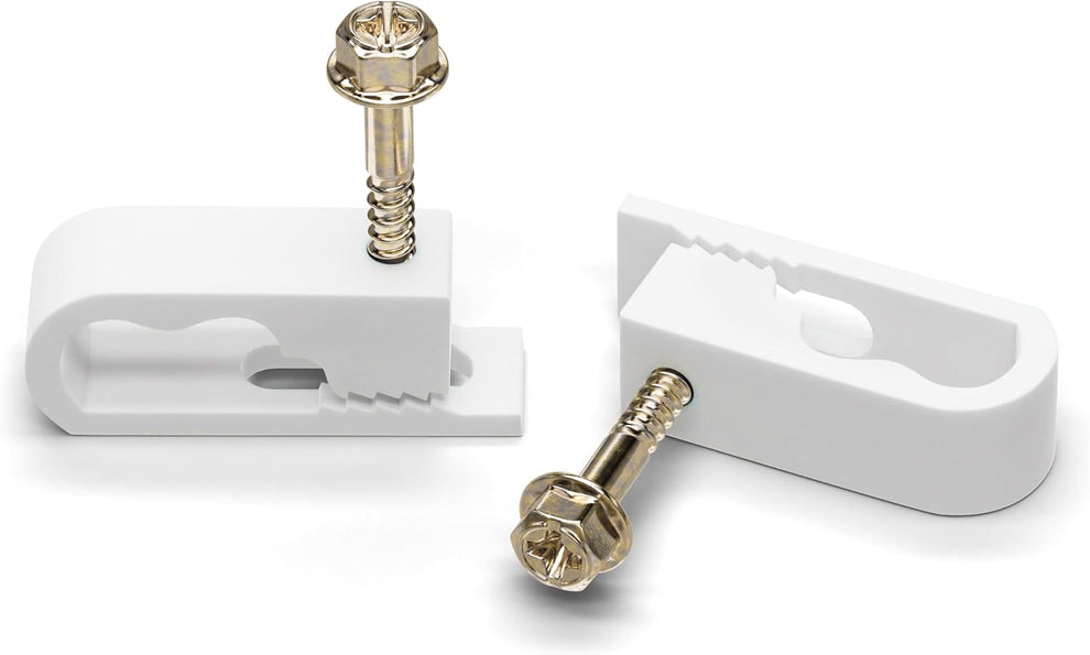 Wire Management Made Easy - 100x Dual Cable Clips by THE CIMPLE CO ...