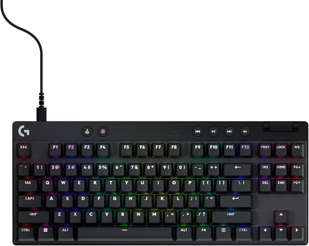Logitech G PRO X TKL Gaming Keyboard - Rapid Magnetic Switches ...