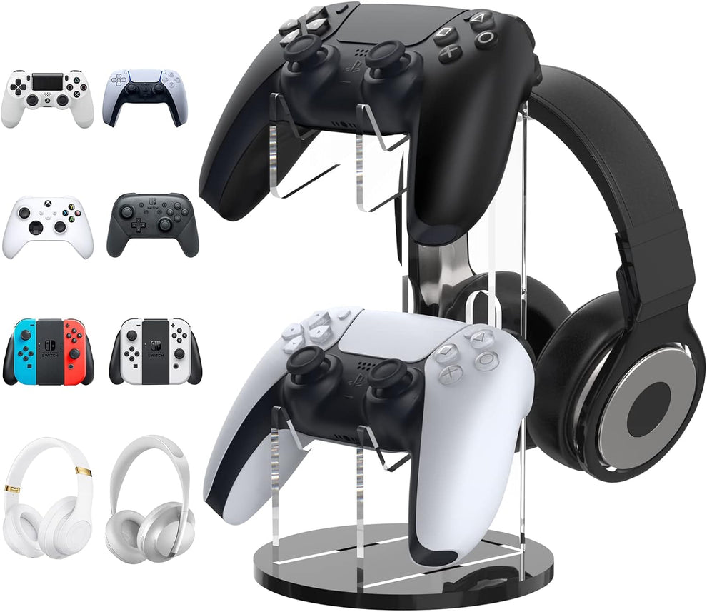 MoKo 2-in-1 Controller & Headset Stand - Organize in Style! – GearMustHave