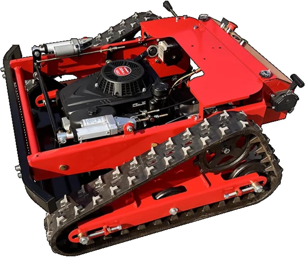 Remote Control Rubber Track Lawn Mower – GearMustHave