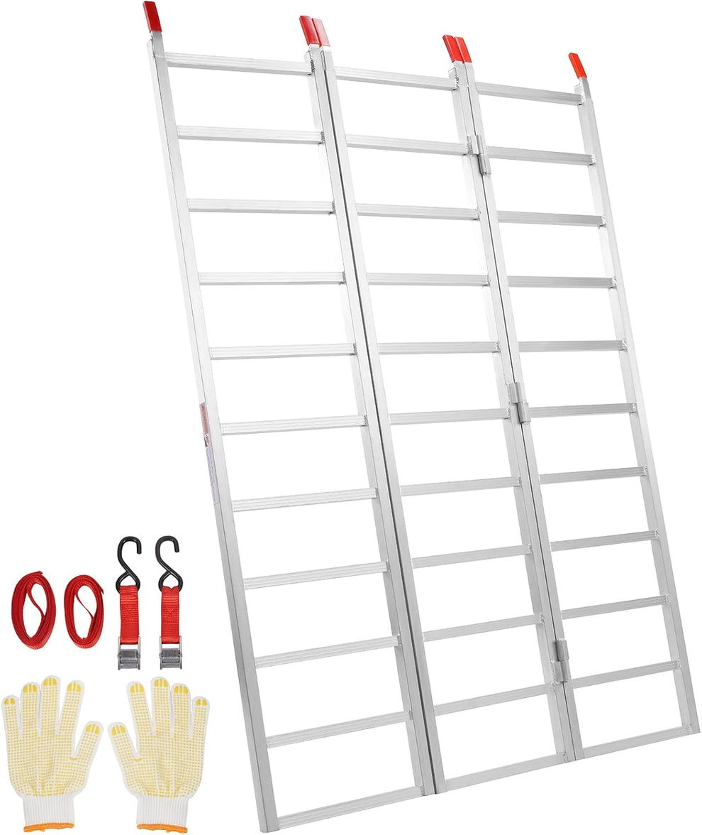 VEVOR Aluminum Ramps: 1500 lbs Tri-Fold Loading Ramp – GearMustHave