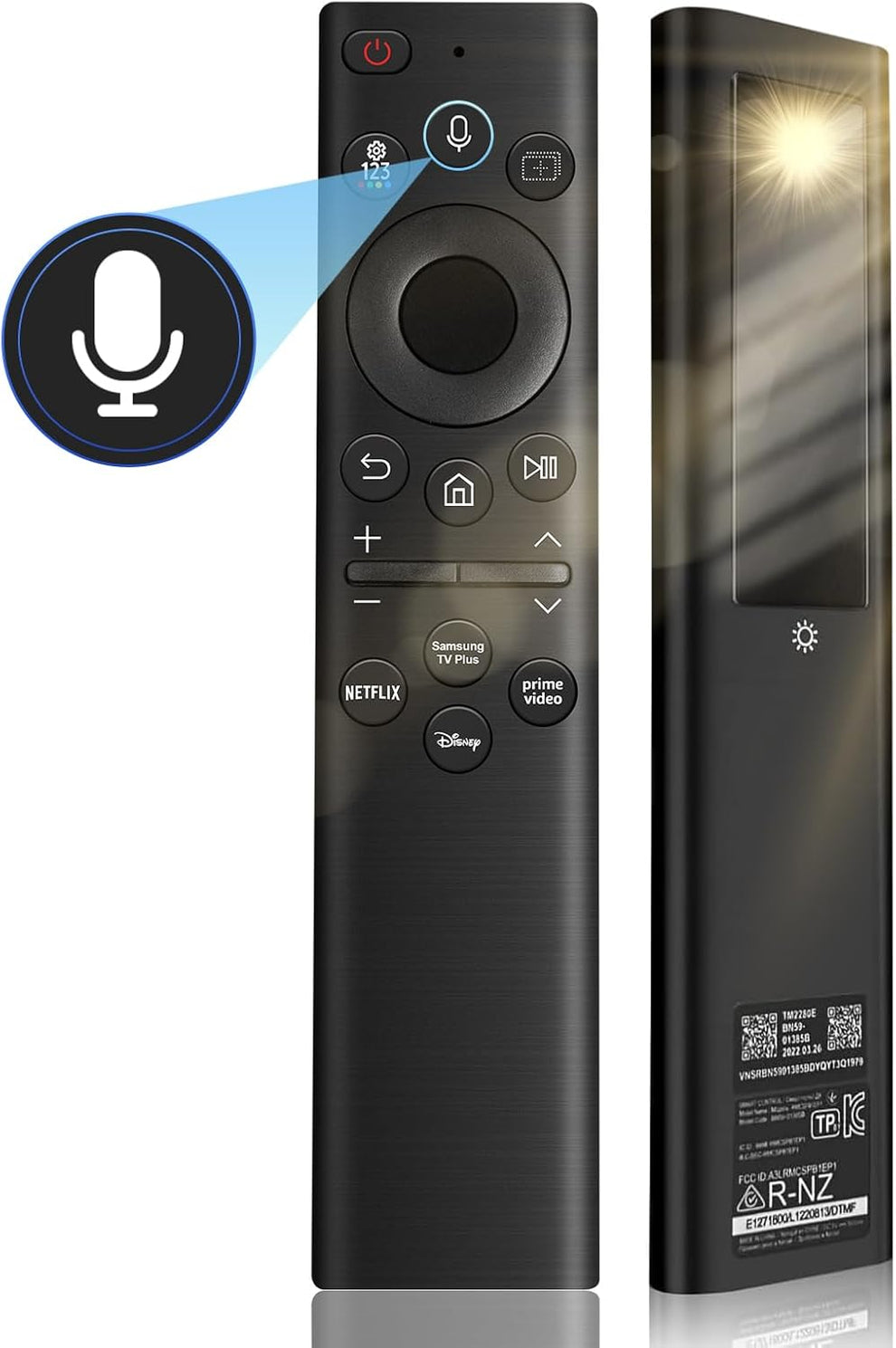 Solar Voice Remote for Samsung TVs - 4 Shortcuts, Qzanyee Life ...