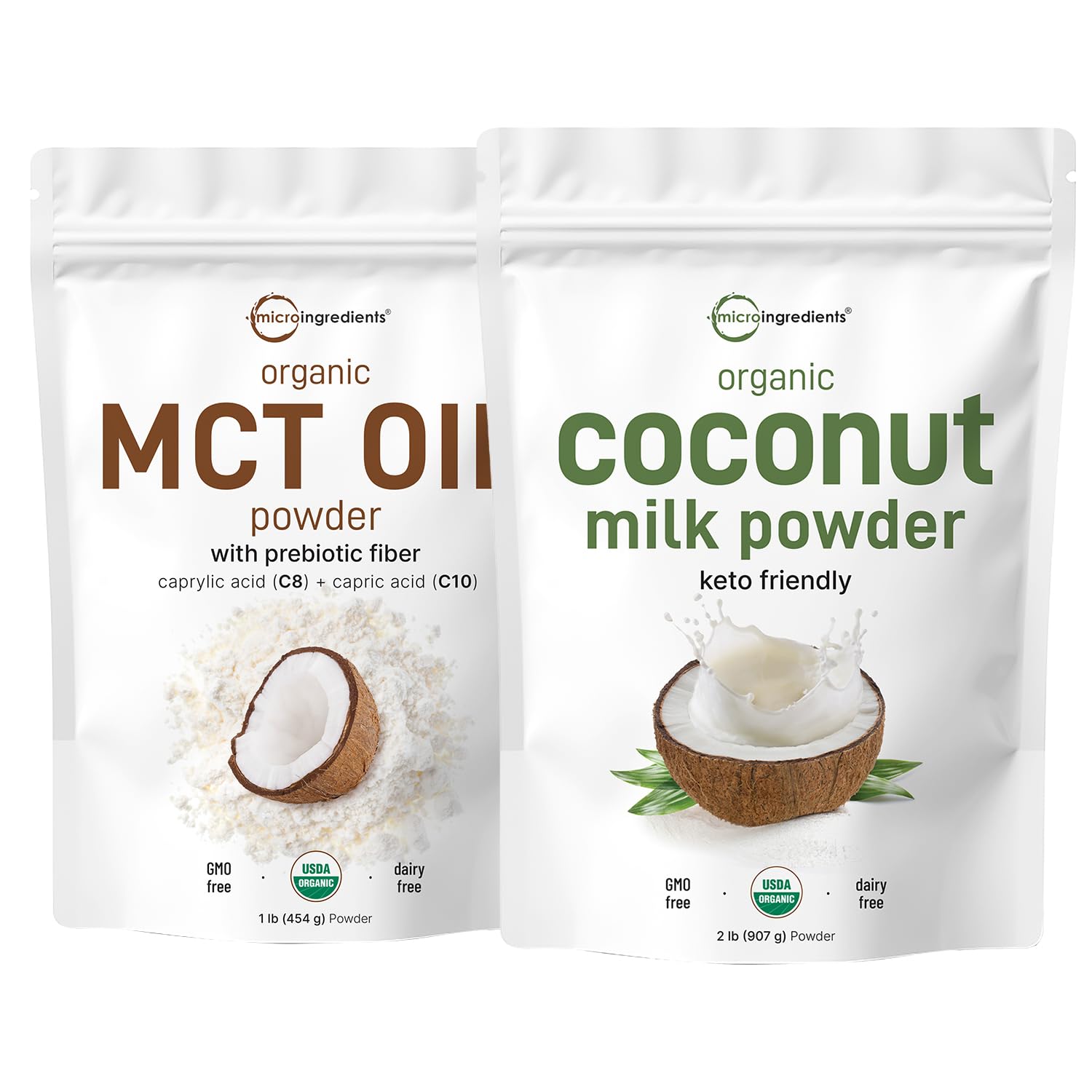Organic Plant Based Creamer Bundle | C8 MCT Oil – GearMustHave