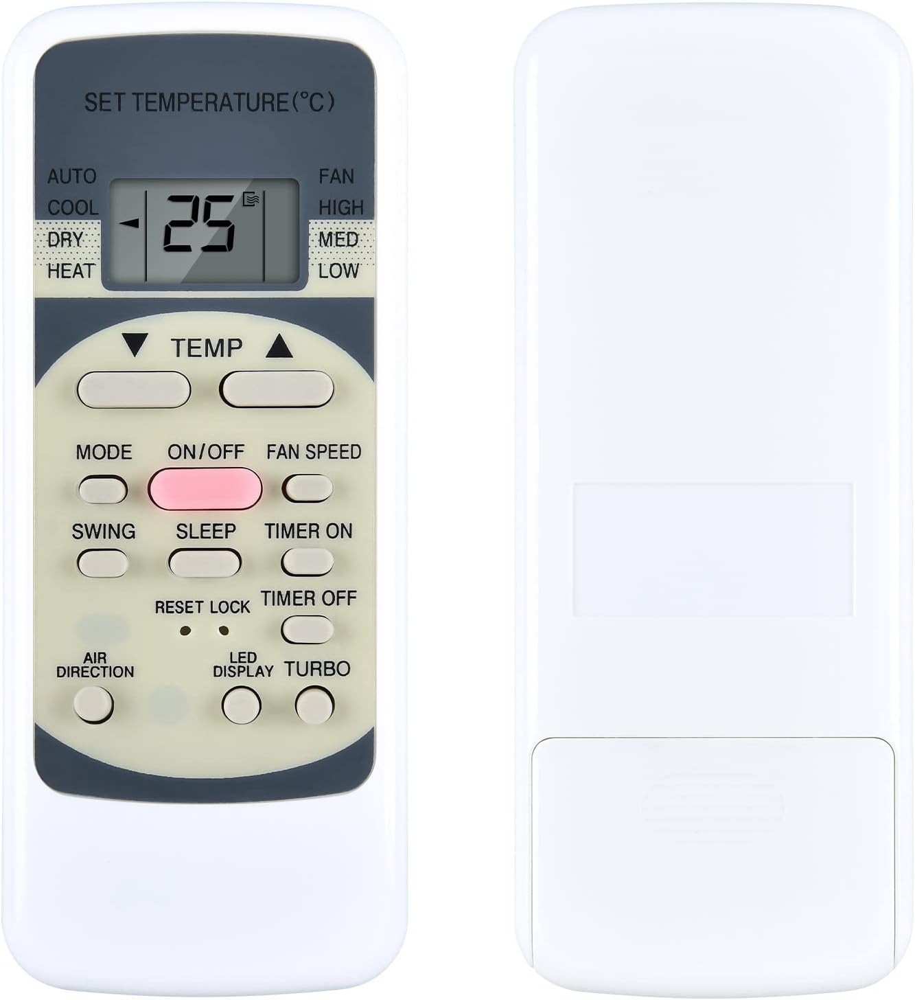 Midea AC Remote Control, Universal Replacement – GearMustHave