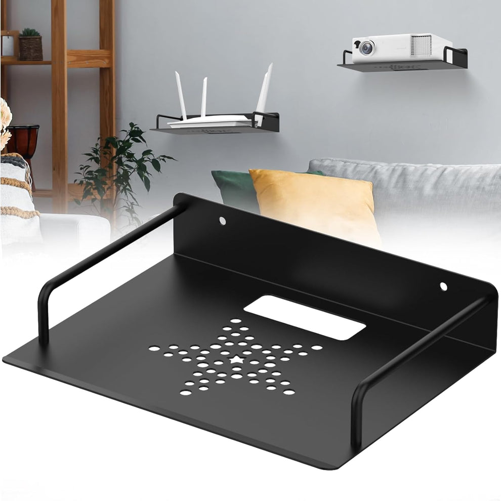 Space-Saving Multi-Device Wall Shelf – GearMustHave