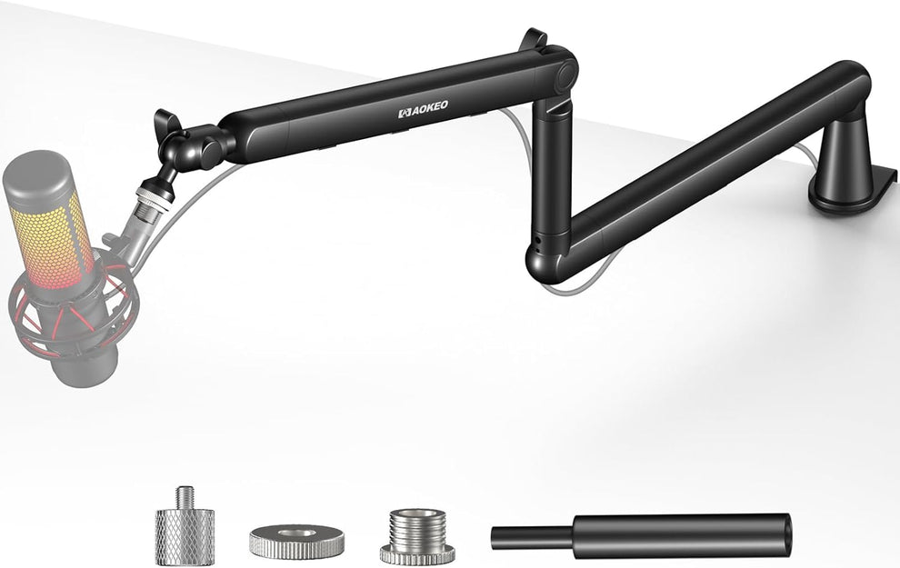 Aokeo AK-55 Low Profile Mic Arm - Perfect for Blue Yeti & More ...