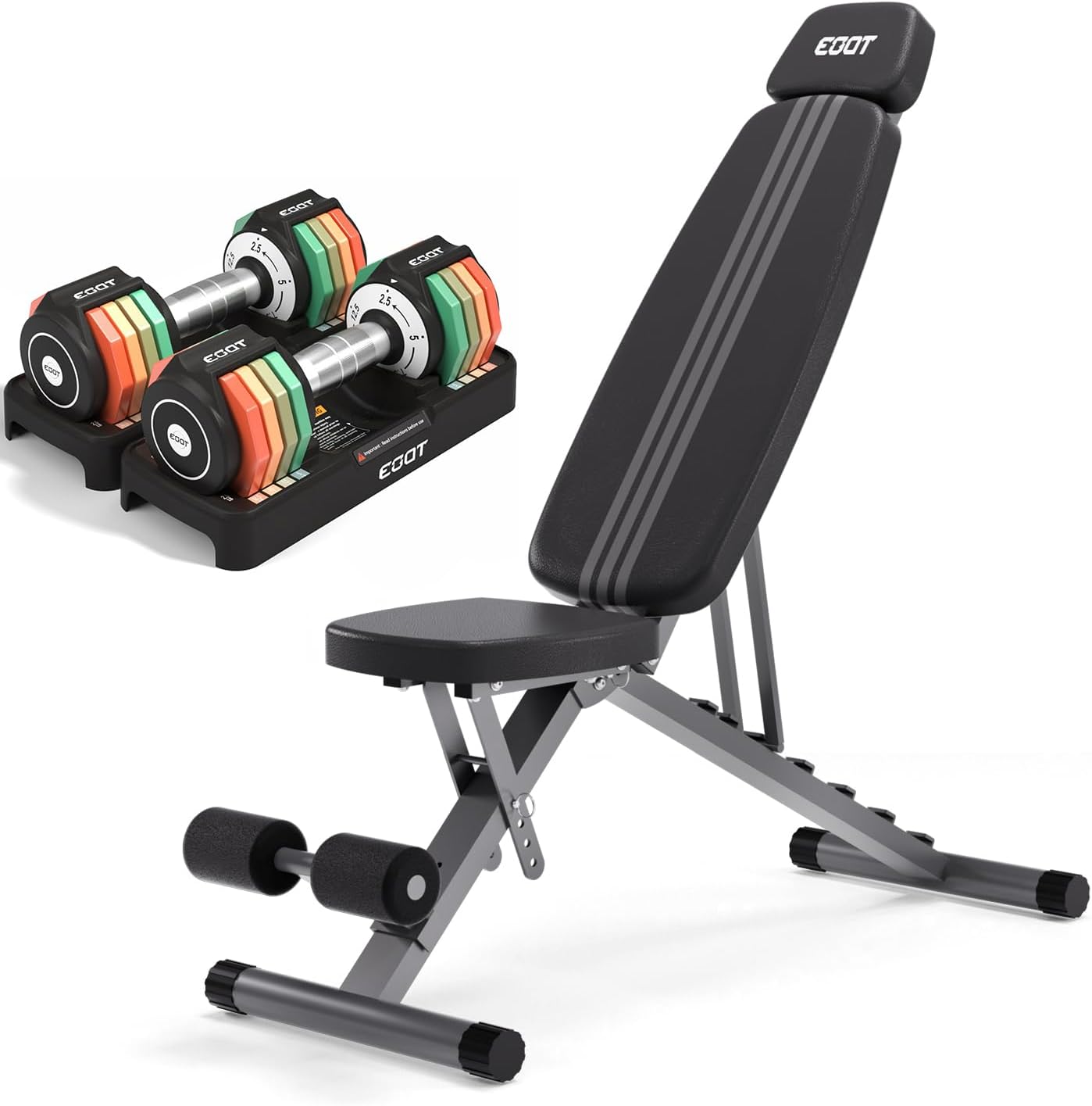 Ultimate Home Gym Combo: Adjustable Dumbbell Set & Bench! – GearMustHave