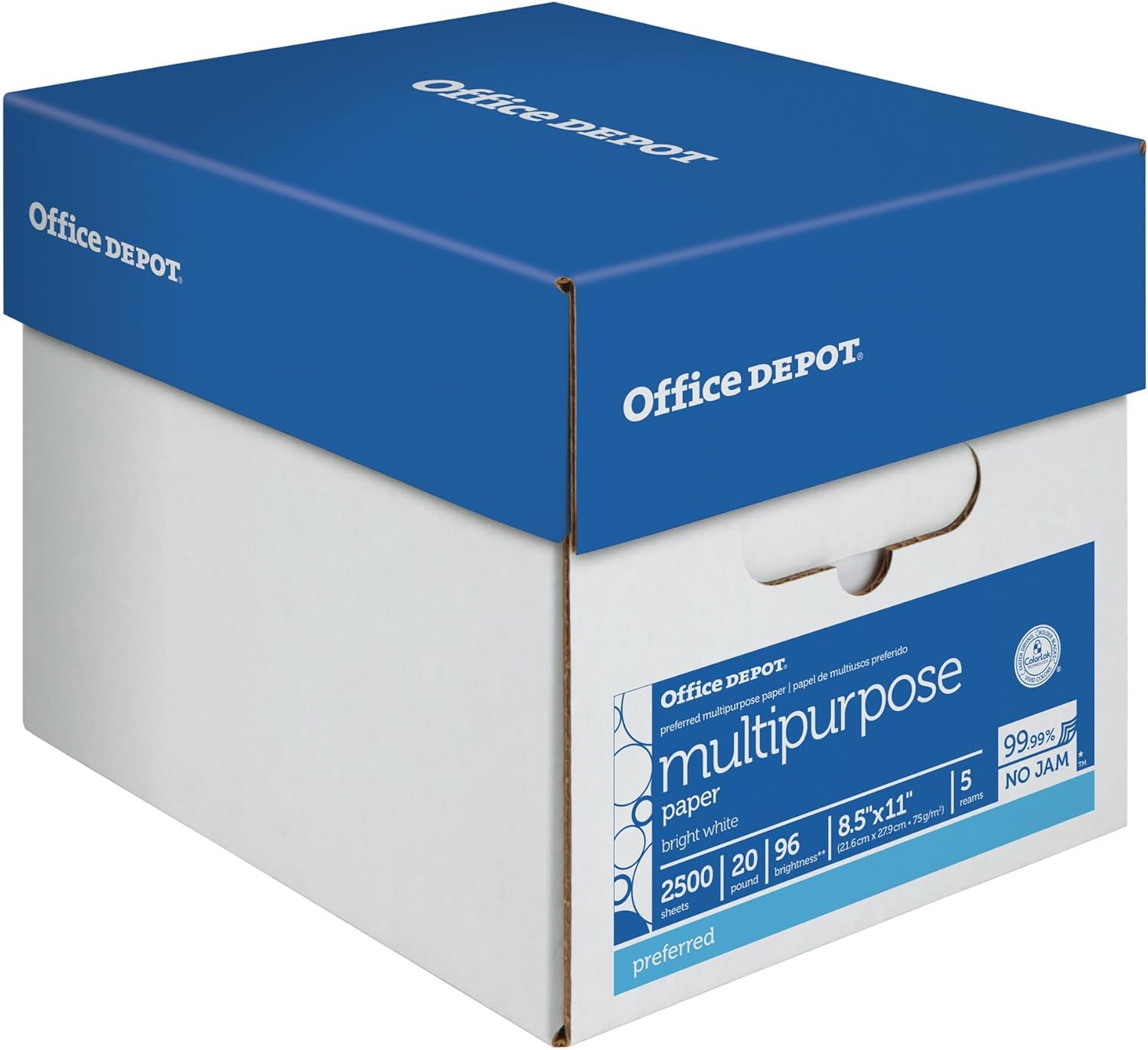 Office Depot 5-Ream White Printer Paper - 2500 Sheets – GearMustHave