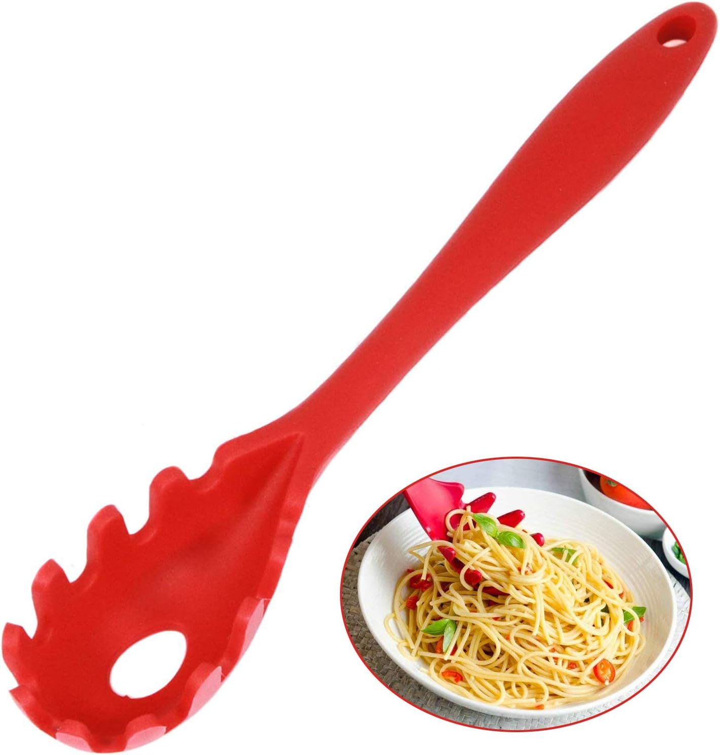 Silicone Pasta Fork: High Heat Resistance, Hygienic Design - SANTVOLO ...