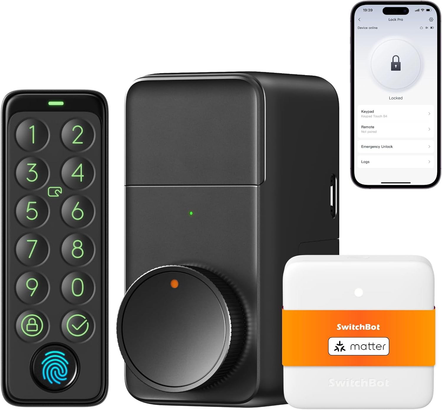 Keyless Entry Bluetooth Deadbolt - SwitchBot Pro – GearMustHave