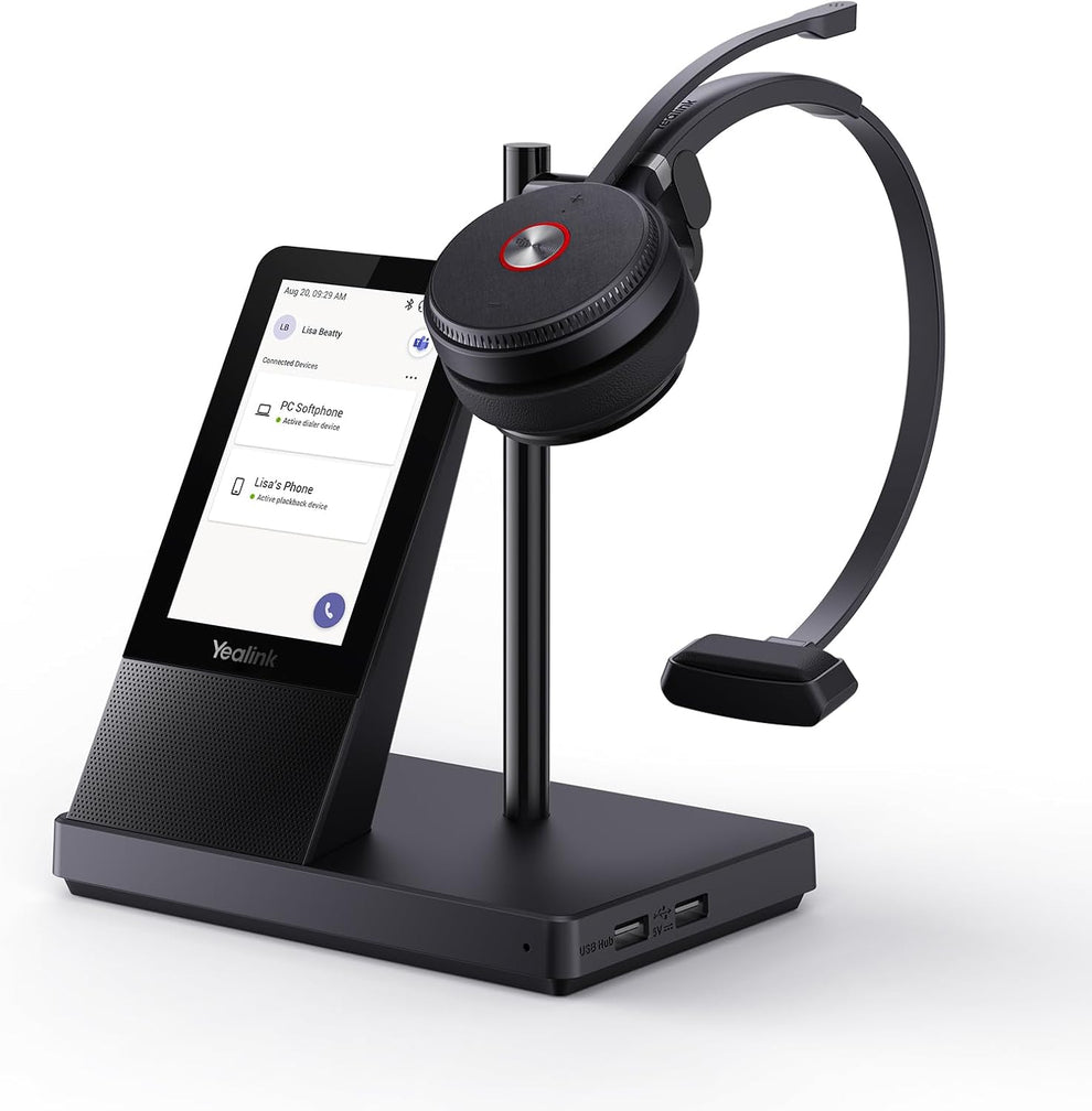 Yealink WH66: Wireless DECT Headset, Teams & Zoom Certified – GearMustHave