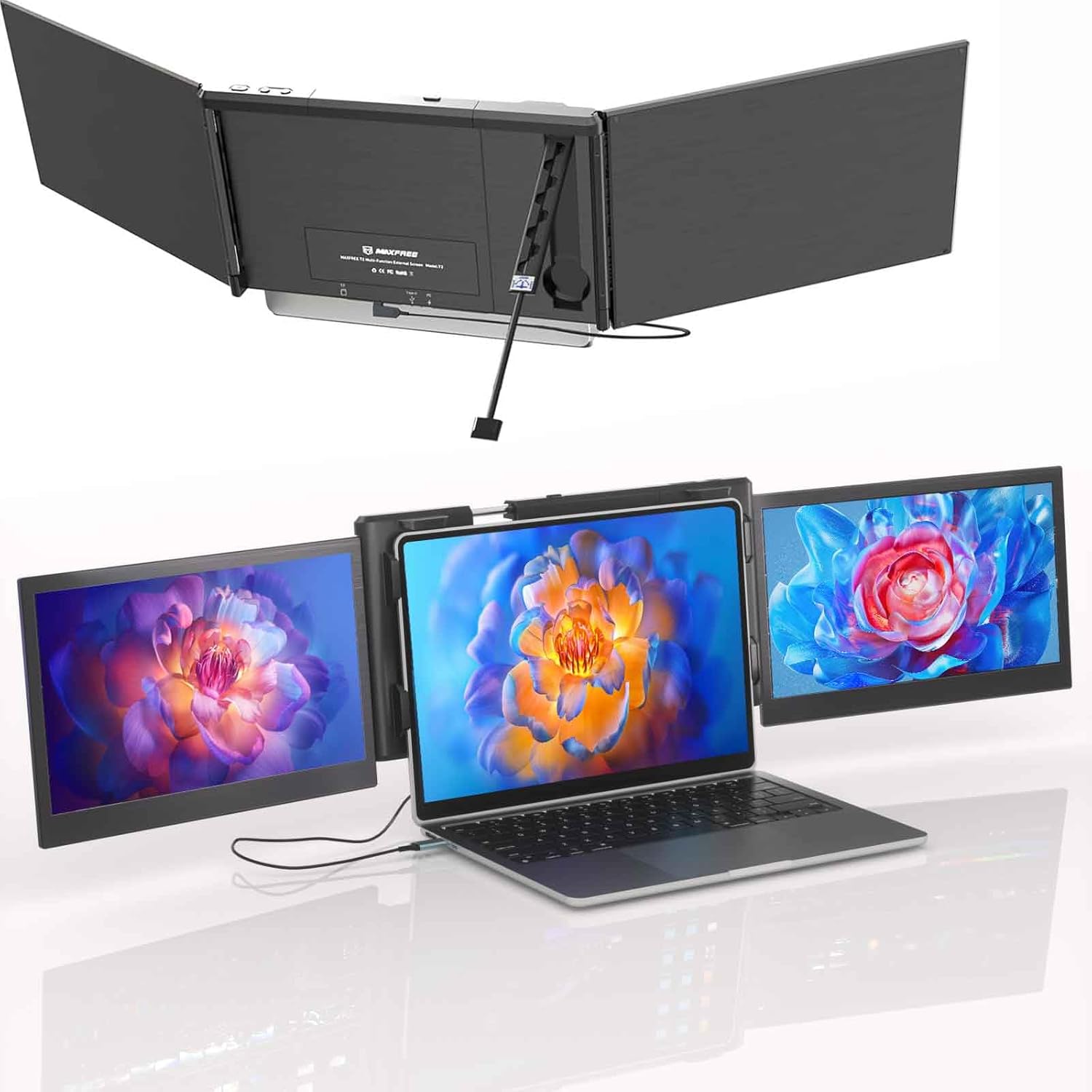 Maxfree 13.3 Full HD IPS Monitor - USB C Plug & Play – GearMustHave