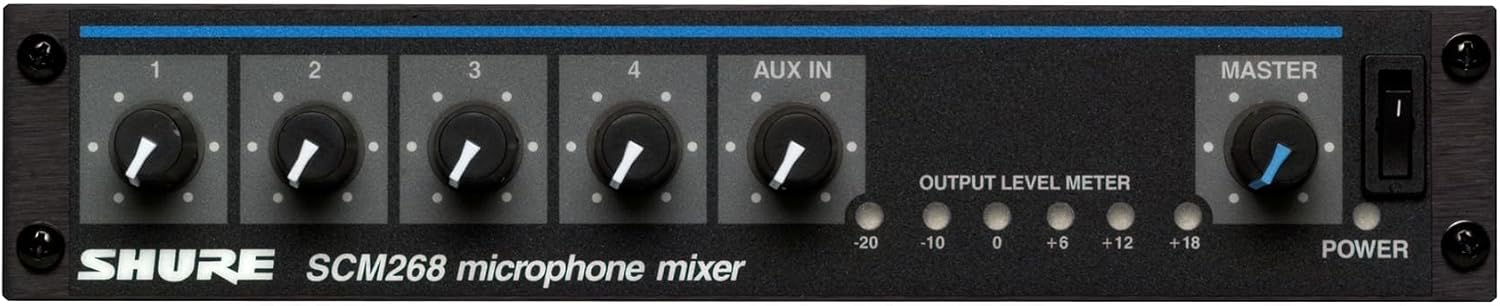 Shure SCM268 Mixer: Precise Audio Control – GearMustHave