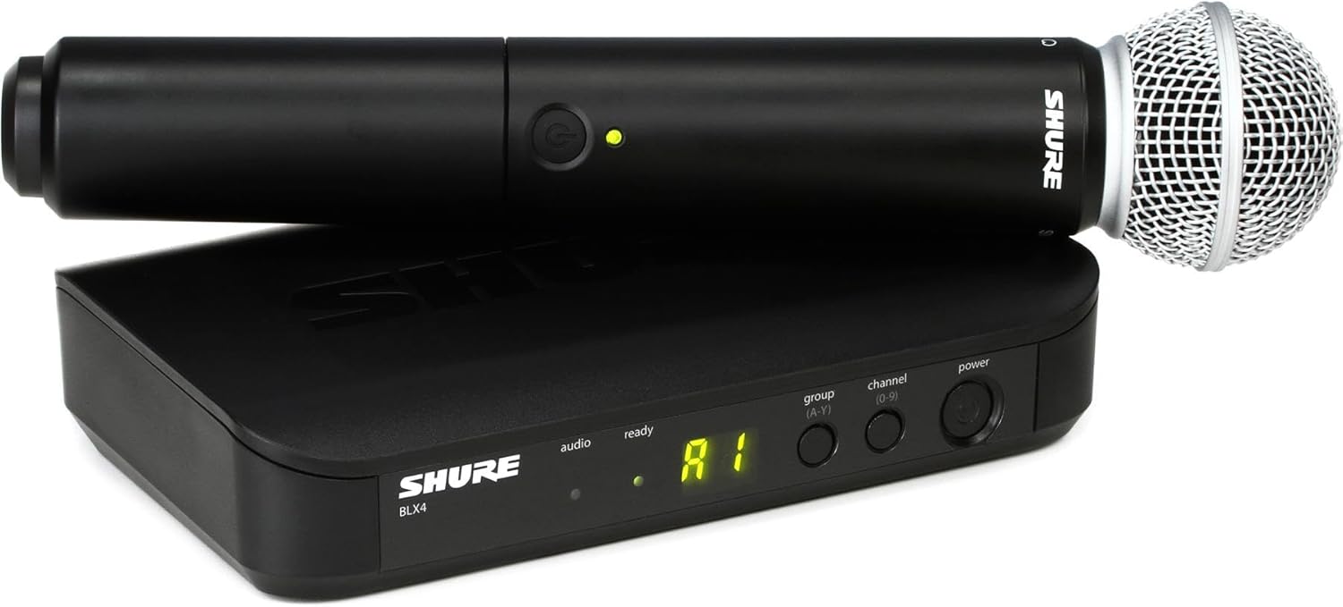 Shure Wireless Mic System - 14-Hour Battery, 300 ft Range, SM58 Mic ...
