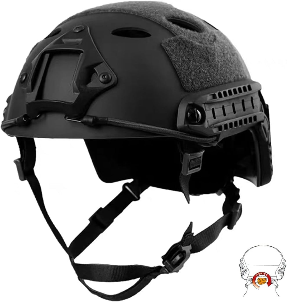 QMFIVE Tactical Fast Helmet - NVG Mount & Goggles – GearMustHave