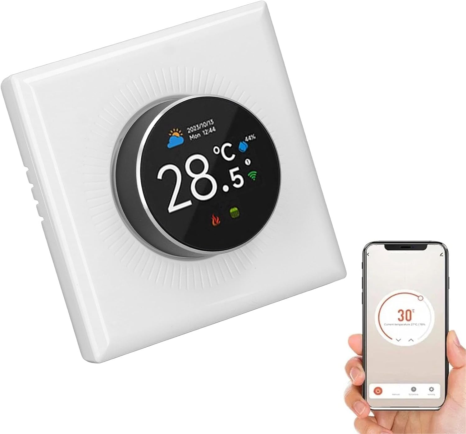 WiFiSmart Thermostat: Easy Control & Ambient Light – GearMustHave