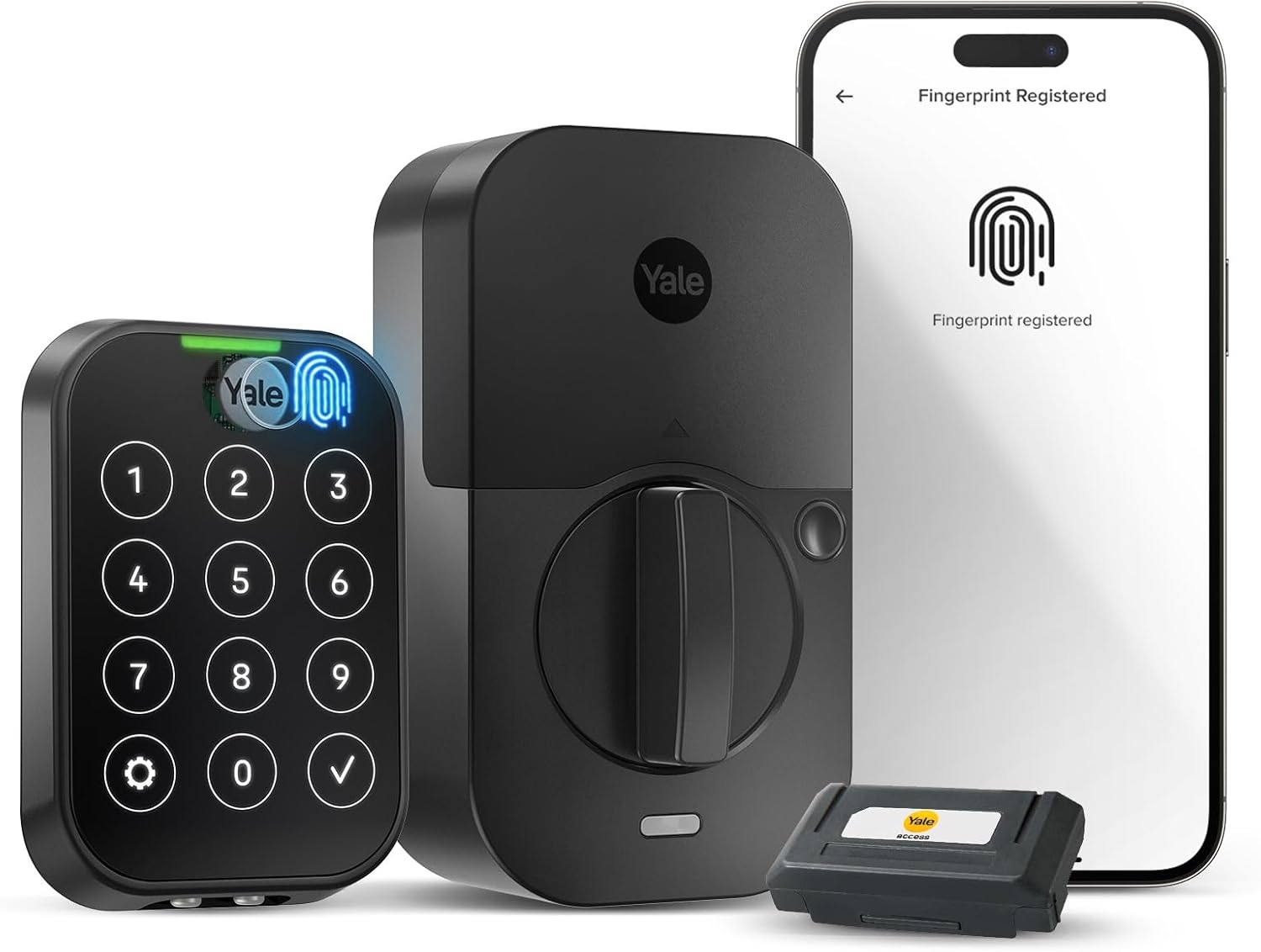 Yale Assure Lock 2 Touch Deadbolt: Smart Keyless Entry with Fingerprin ...