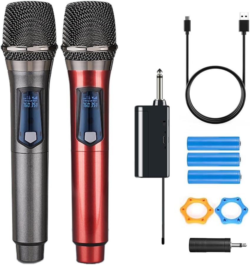 Wireless Dual Microphone Set - Versatile & Dynamic Performance ...