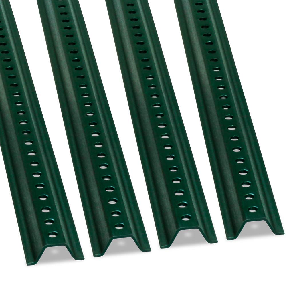 SmartSign U-Channel Sign Post Pack of 4, 8ft Tall, Green Steel ...