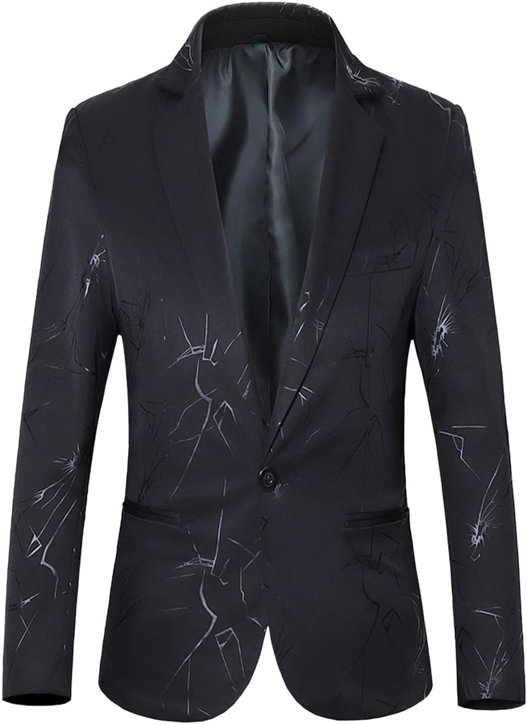 Lavender Slim-Fit Mardi Gras Blazer for Men – GearMustHave