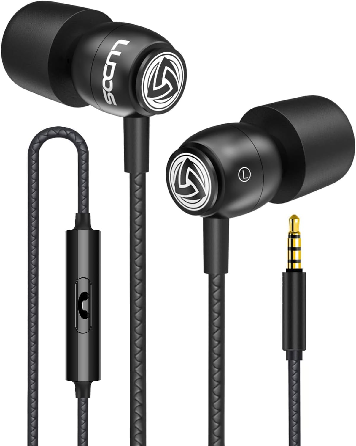 Ludos Clamor Wired Earbuds - 5-Year Warranty, Noise Isolating, Perfect ...