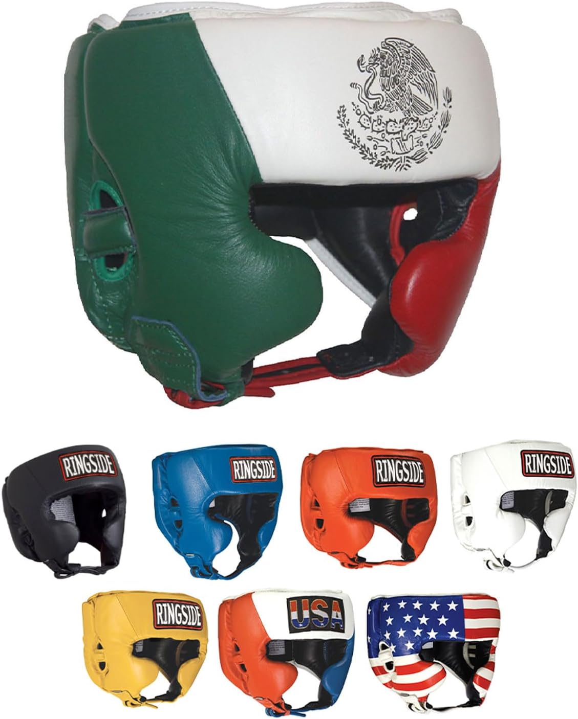 Pro Boxing Headgear with Cheeks - Mexican Flag – GearMustHave