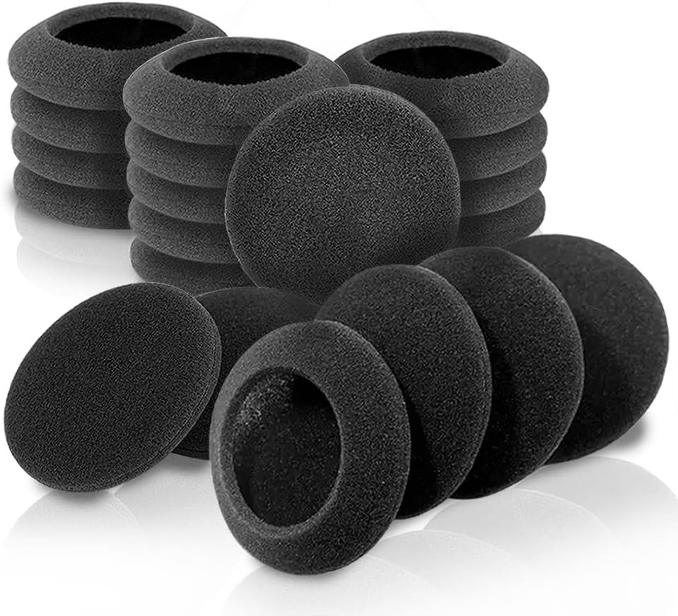 Upgrade Your Comfort - 10 Pairs 60mm Ear Pad Cushions for Headsets ...
