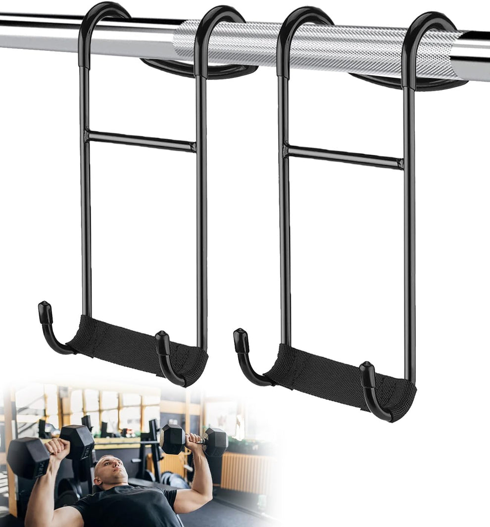 Heavy Duty Dumbbell Spotter Hooks - 225LB Cap – GearMustHave
