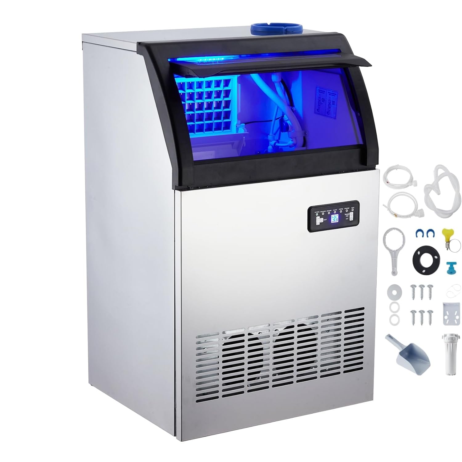 Fast Ice Making Commercial Ice Maker - 100lbs/24H – GearMustHave