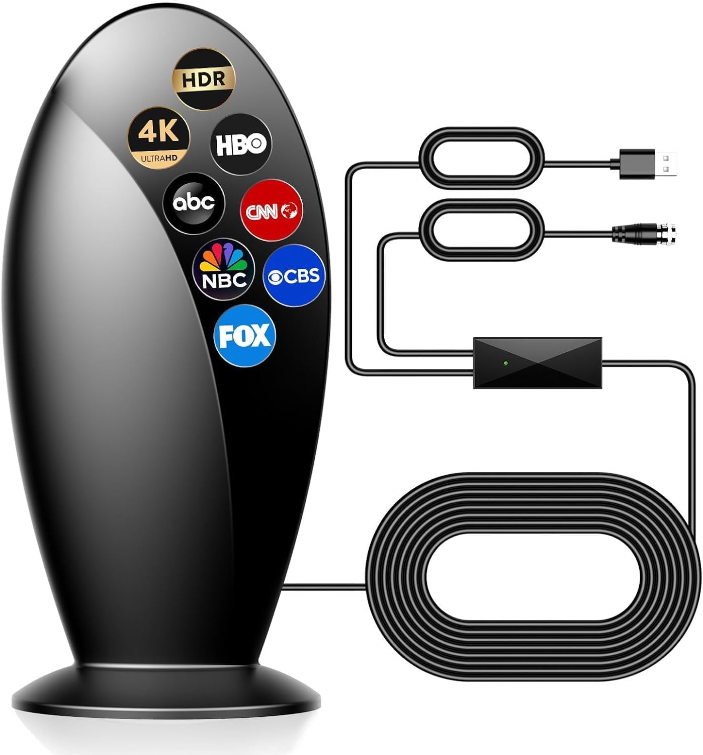 650+ Mile Long Range Digital TV Antenna with AeroSign – GearMustHave