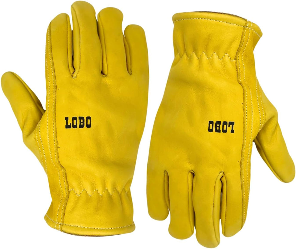 Lobo Tough Leather Work Gloves for Men – GearMustHave