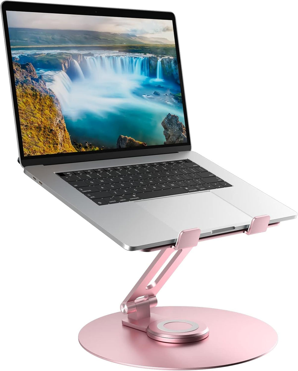 360 Swivel Laptop Stand - Portable Ergonomic Riser, Adjustable Height ...