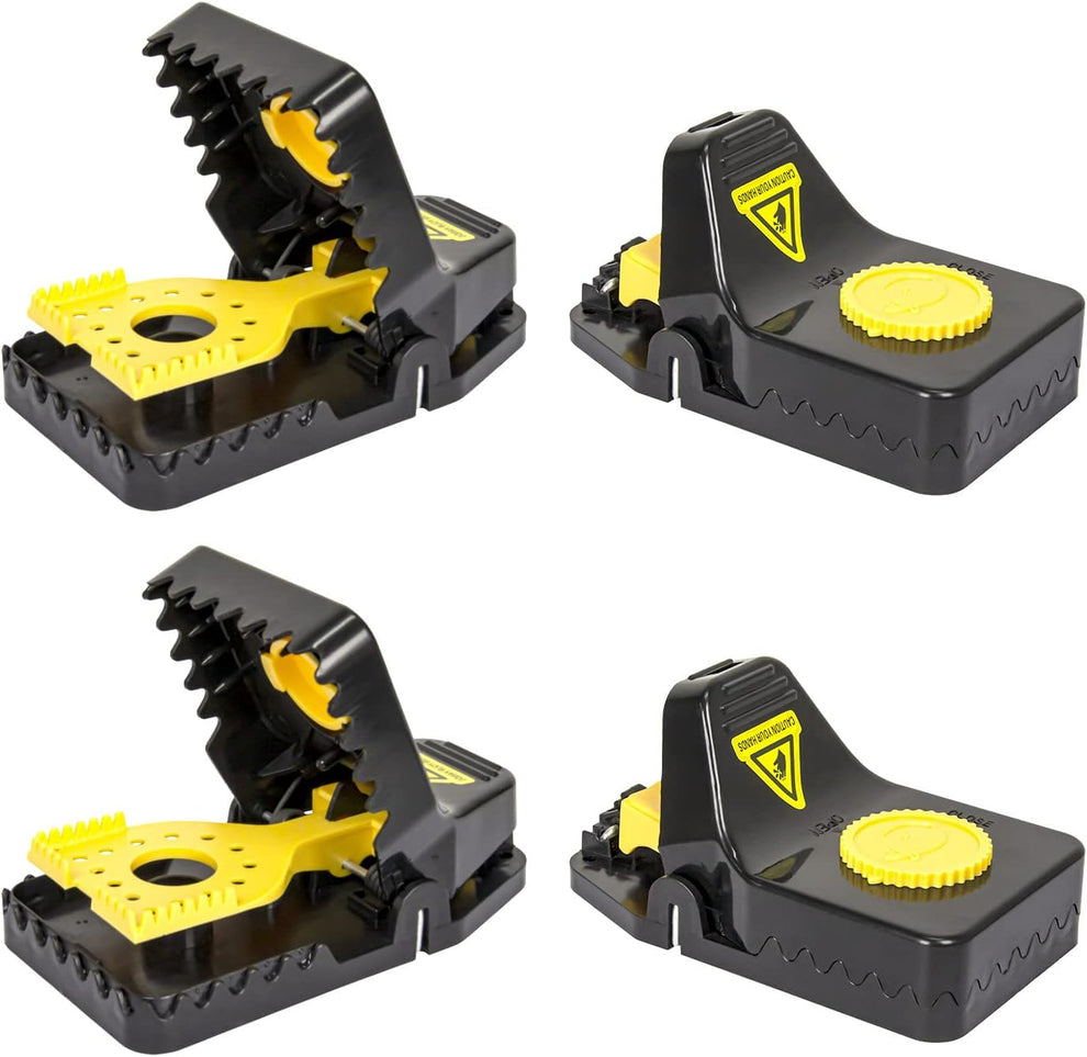 Reusable Large Mouse Traps, 4-Pack, Black – GearMustHave