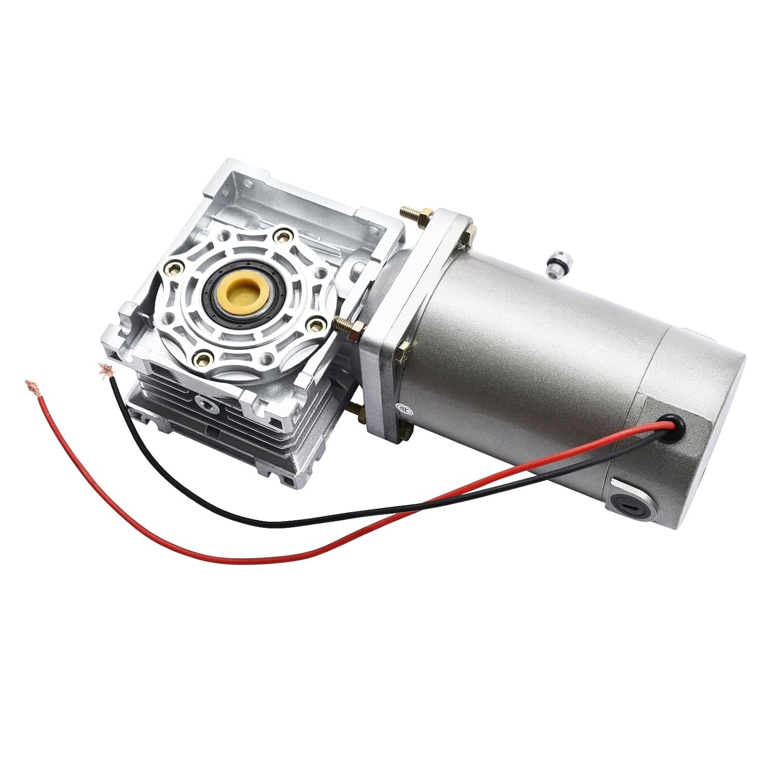 High Torque 200W Worm Gear Motor - Variable Speed, 1:50 Ratio ...