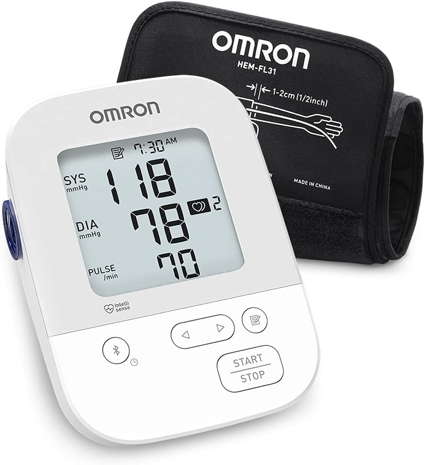 Omron Bluetooth BP Monitor, Stores 80 Readings – GearMustHave