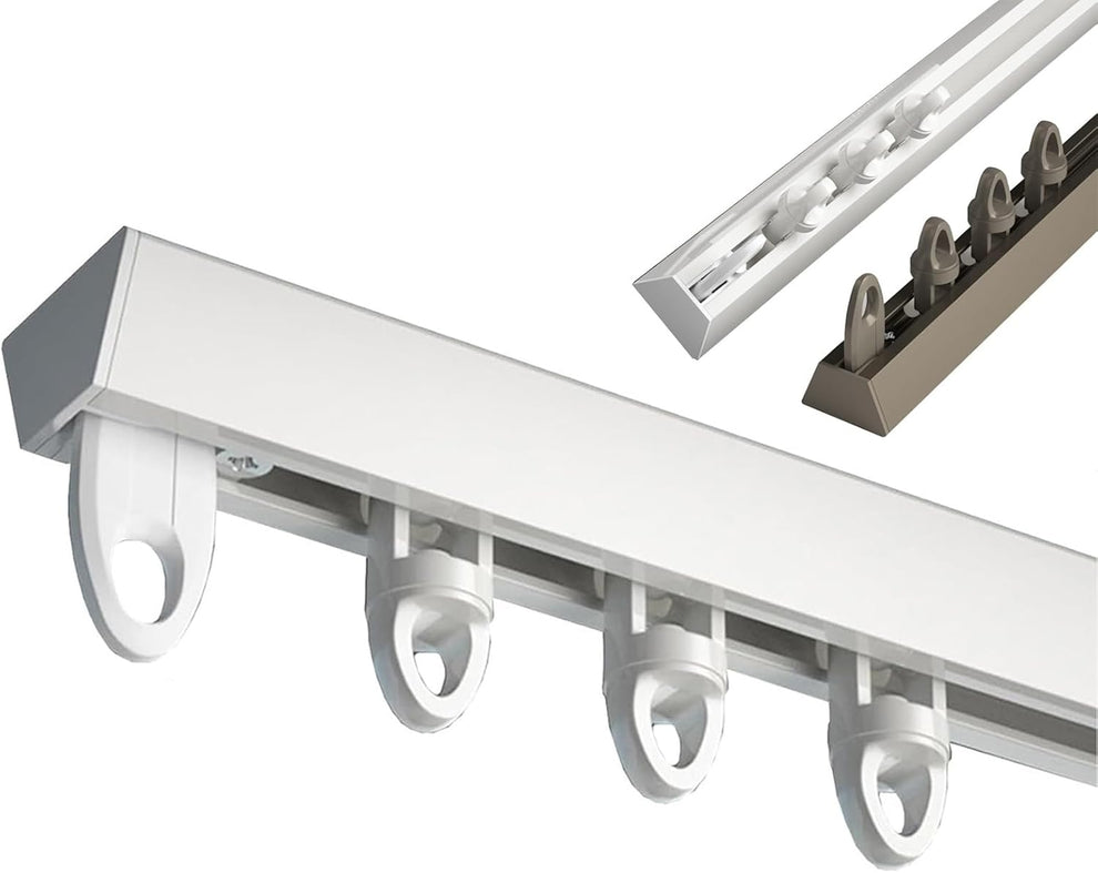 Ultra-thin V-Shaped Ceiling Curtain Track – GearMustHave