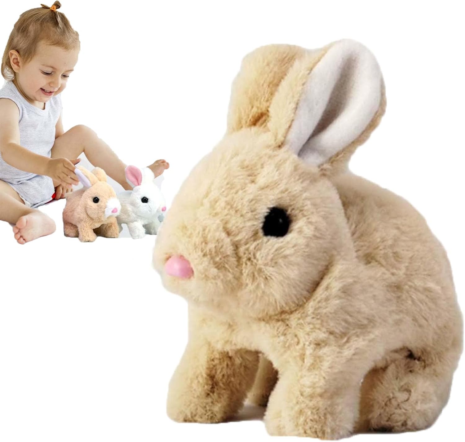 Realistic Bunny Toy with Sounds & Movements – GearMustHave