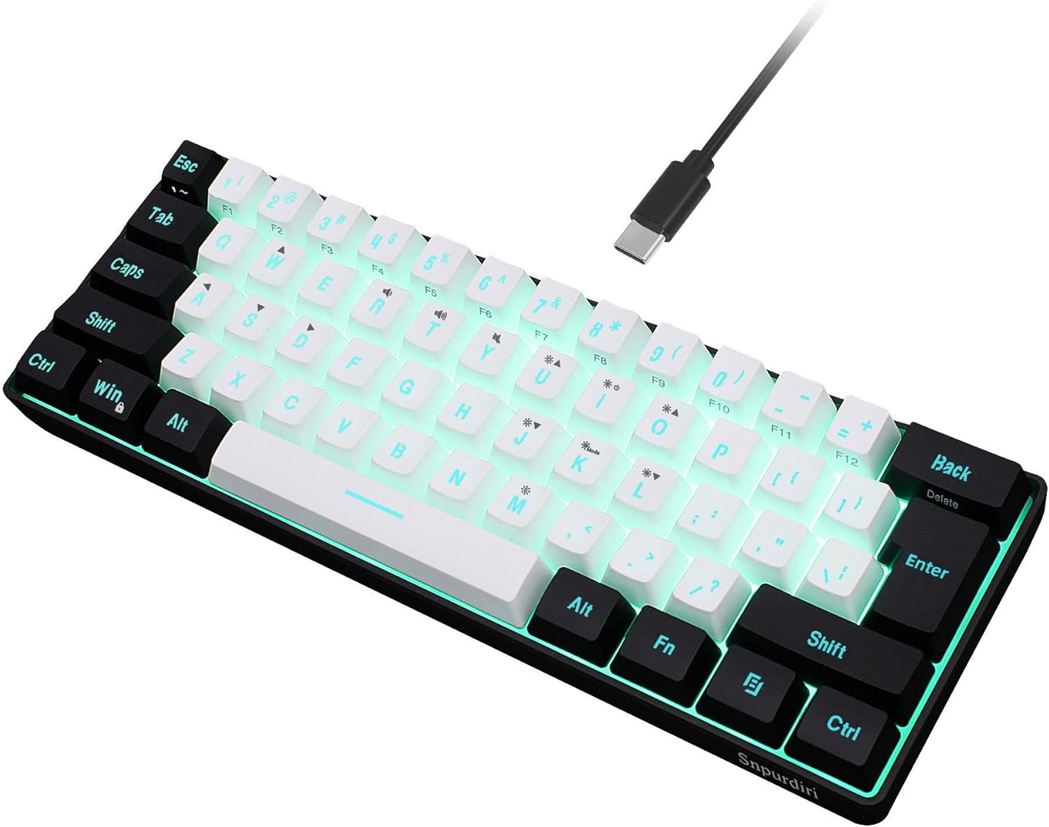 Snpurdiri 61-Key RGB Wired Gaming Keyboard – GearMustHave
