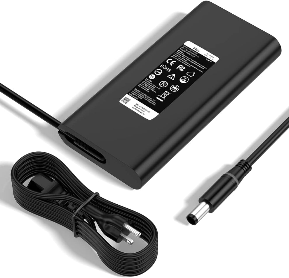 Dell Precision & Alienware Slim 240W Charger - Fast Charging Power ...