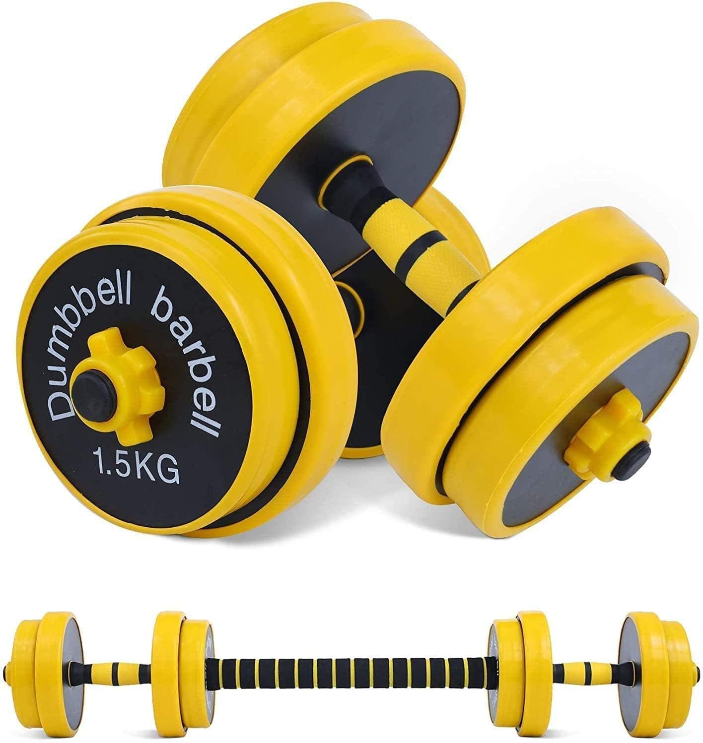 Ultimate 66LB Adjustable Dumbbells + Barbell Set - The Finix – GearMustHave