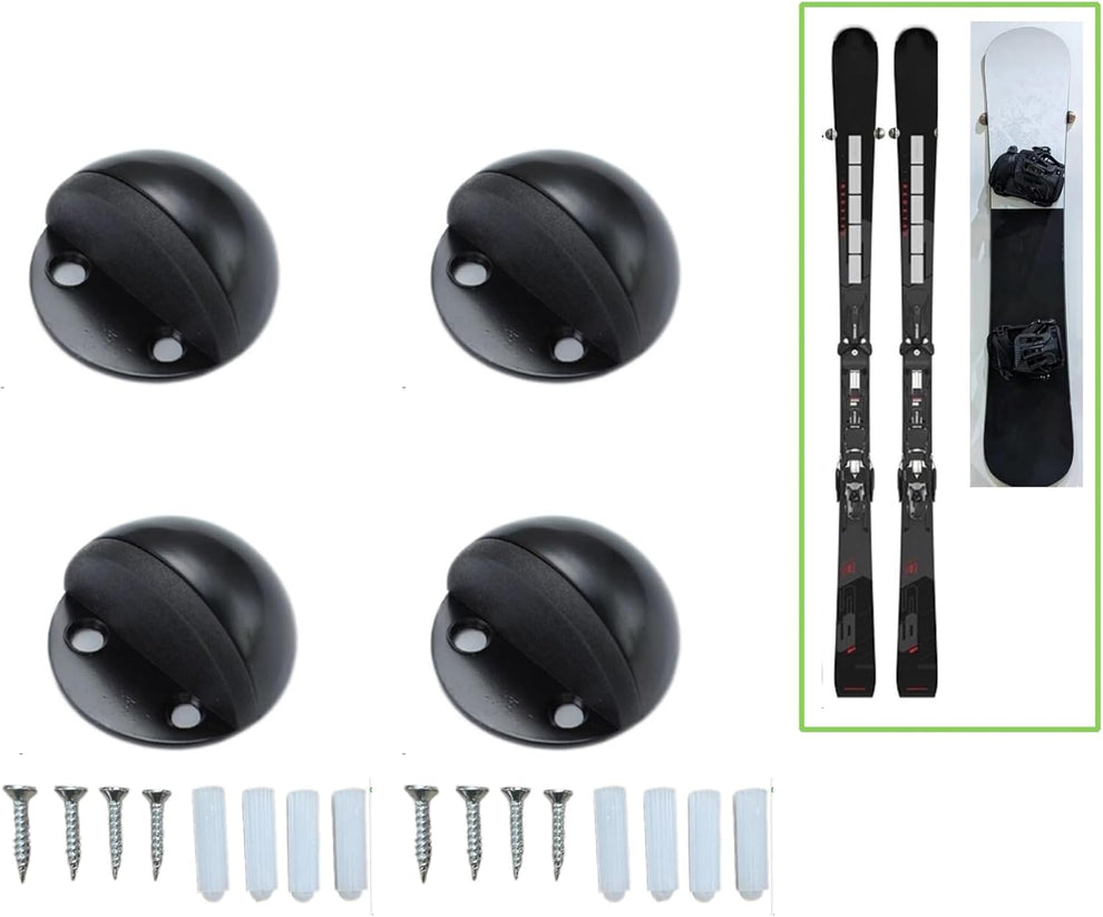 Space-Saving Ski Wall Display Rack – GearMustHave