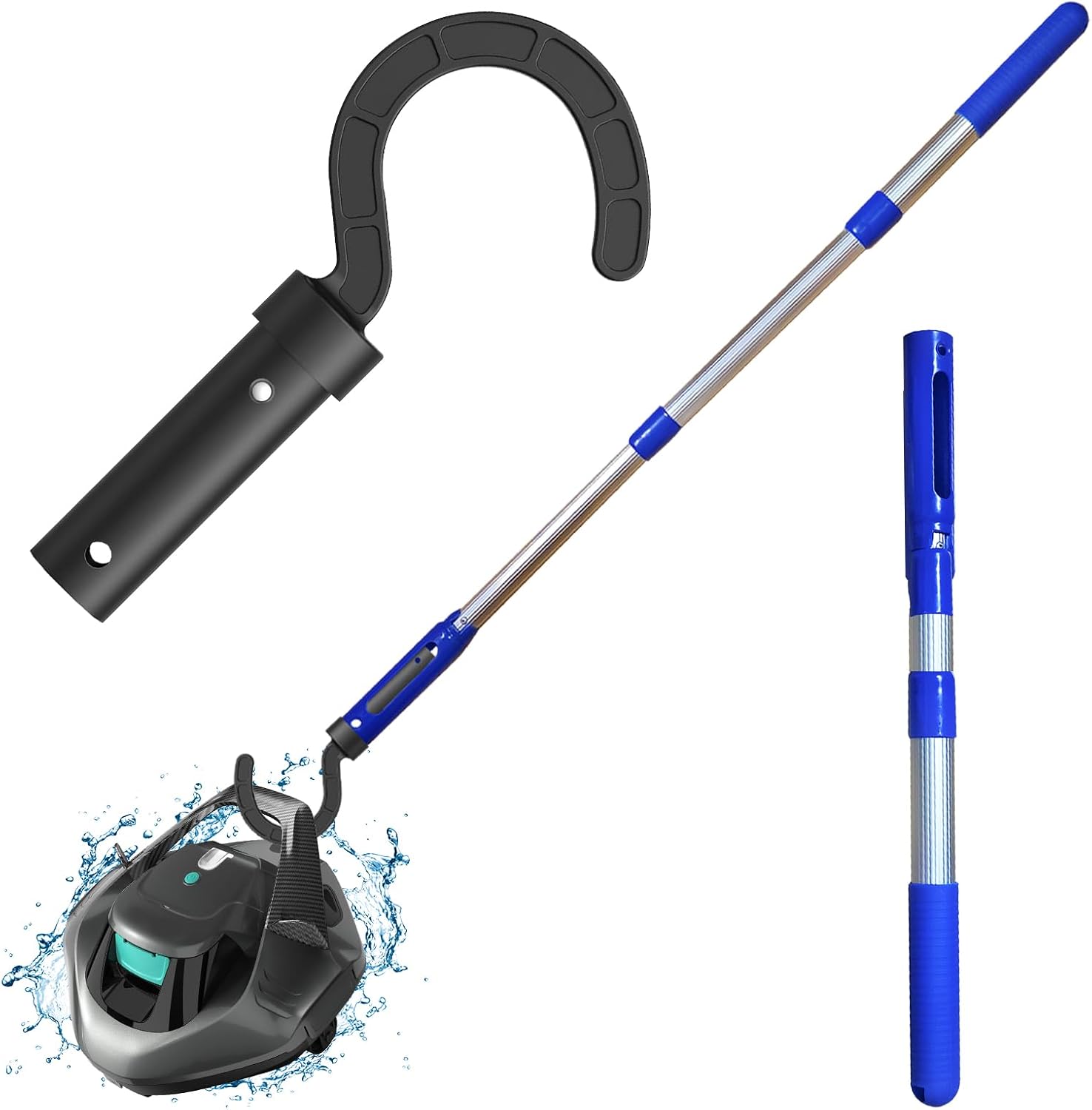 Telescopic Pole Hook for Robotic Pool Cleaners - Keyrank – GearMustHave
